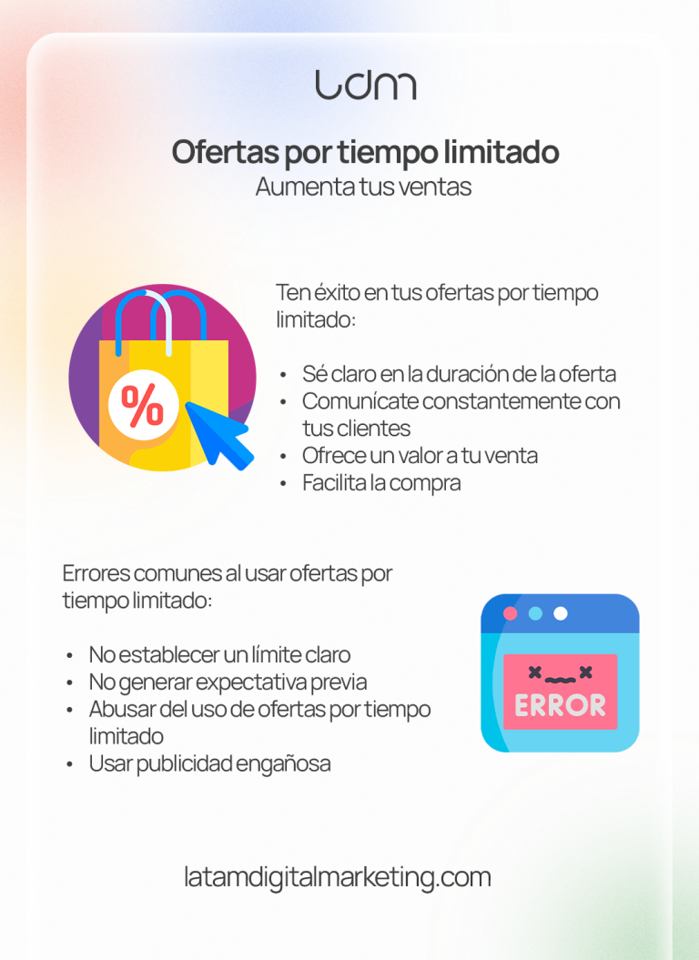 Ofertas por tiempo limitado para vender más | Latam Digital Marketing®